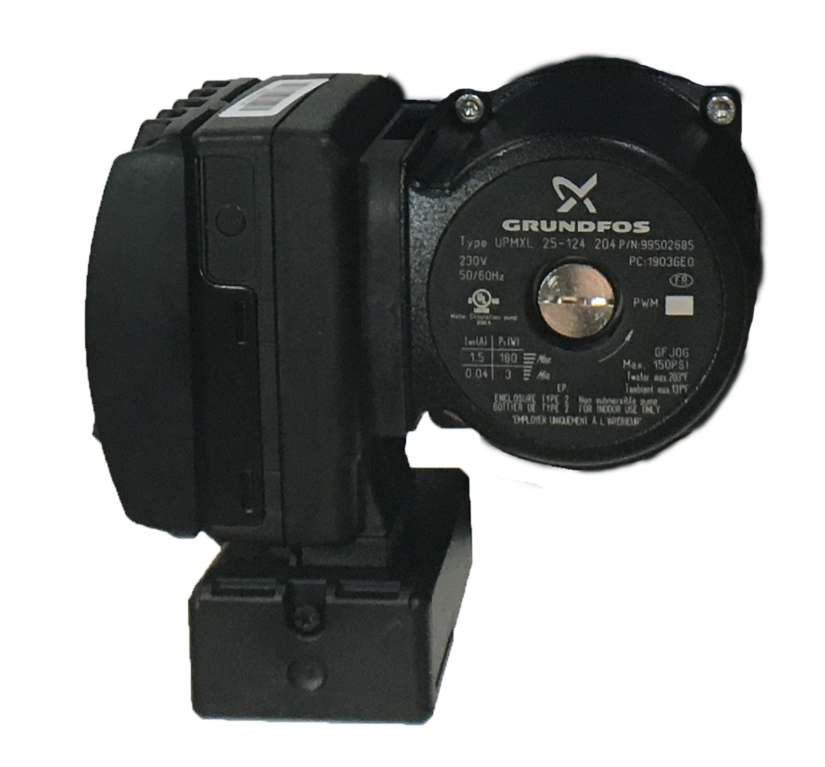 Geo-Flo, Grundfos UPMXL 25-124, 208-230V, Replacement Pump – Supplied Energy