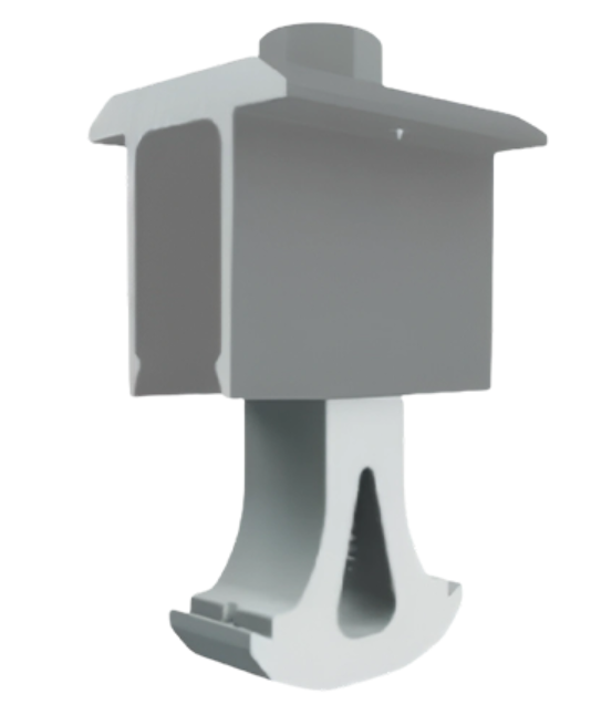 SnapNrack, Ultra Rail Mid Clamp, Silver – Supplied Energy