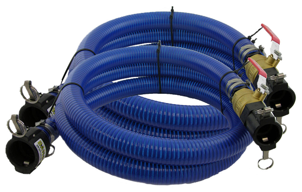 Geo-Flo, Flush Cart, Premium Hose Assembly with Valves, 200 PSI ...