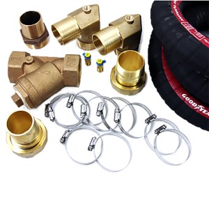Geo-Flo, 2” Hose Kit with Strainer (Flo-Link Dbl O-ring @ Flow Center ...