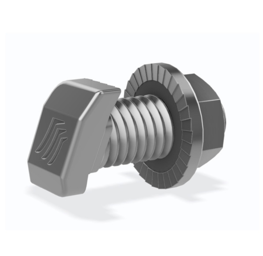 Pegasus - SS Dovetail T-Bolt and SS Serrated Flange Nut – Supplied Energy