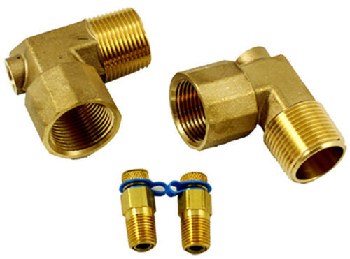 Geo-Flo, Set of 1-1/4” MPT X 1-1/4” FPT Elbows with PT Plugs – Supplied ...